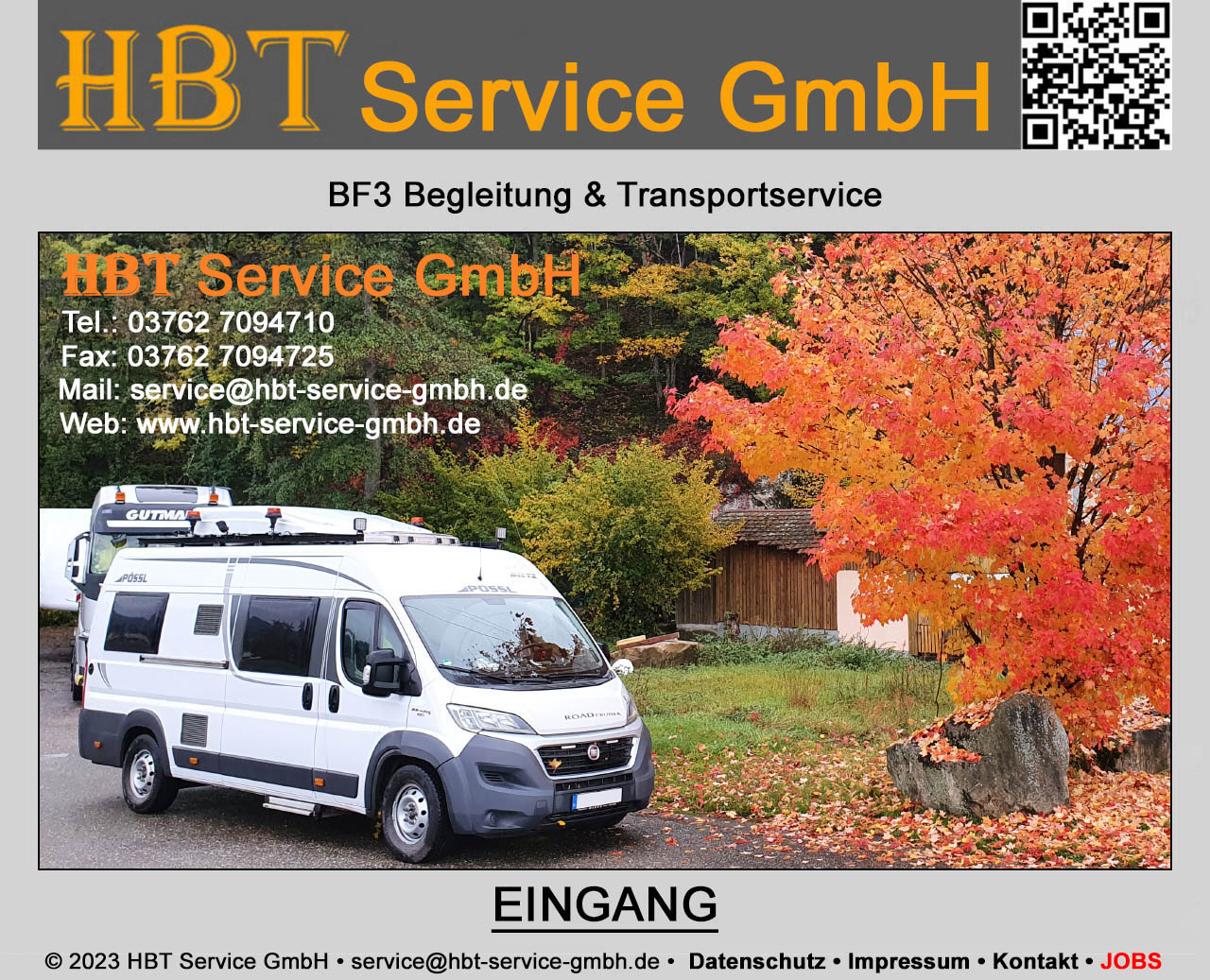 HBT Service GmbH, BF2, BF3, BF4 Begleitung, Genehmigungen, Transporte ...